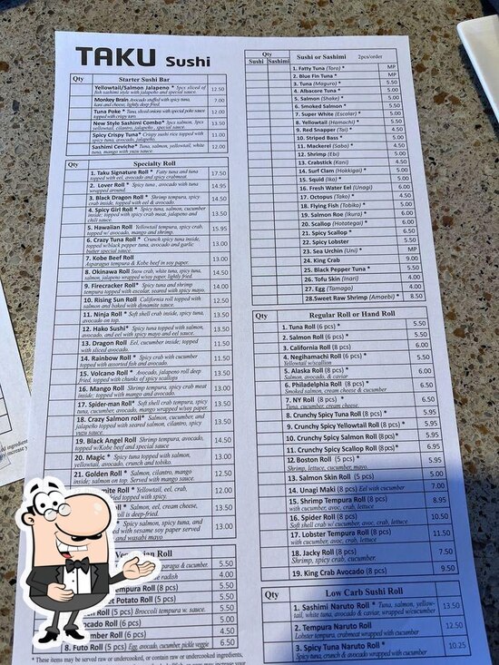 Taku Sushi in Centennial - Restaurant menu and reviews