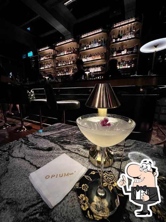 Menu at Opium Bar, Bangkok