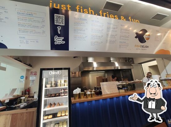 Menu at Fish Delish Avenue Mall restaurant, Zagreb