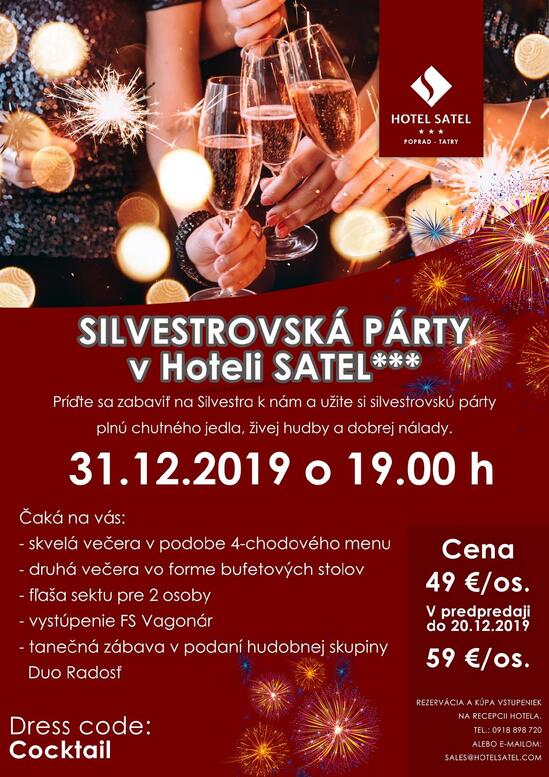 Menu at Hotel SATEL restaurant, Poprad