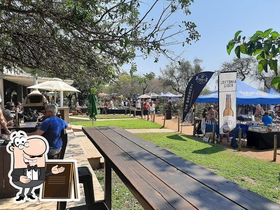 Menu at Bosveld Village, Hoedspruit