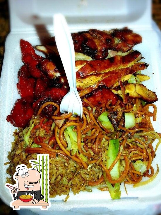 Menu at Fresh Wok restaurant, Adelanto, US Highway 395