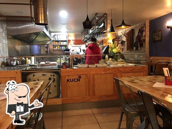 Menu at K U C H restaurant, Bristol