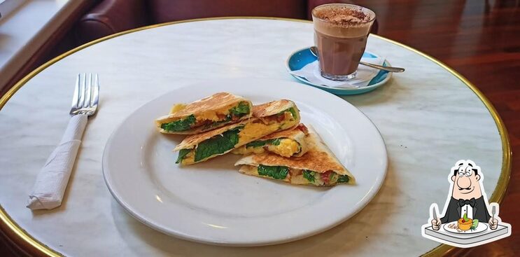Menu at Elizabeth Cafe, Hobart