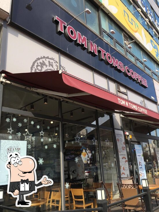 Menu at tom n toms coffee cafe, Siheung-si, Jeongwang 3(sam)-dong