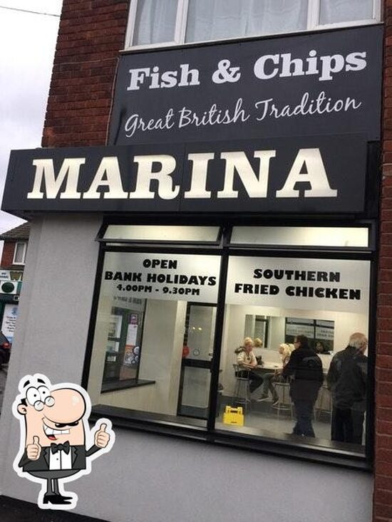 Menu at Marina Fish Bar, Coventry, 6 St James Ln
