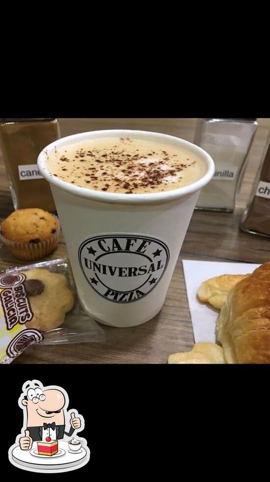 Carta de Café Universal Pizza, Santiago de Compostela