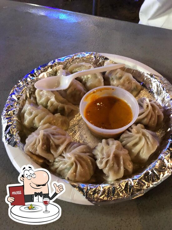 Menu at Monk's Momo restaurant, Austin, 61-89 Rainey St