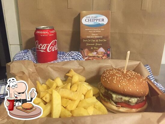 Menu at The Port Chipper restaurant, Newport
