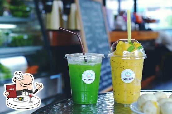 Carta de WEEKENDER juice & coffee bar, Hat Yai