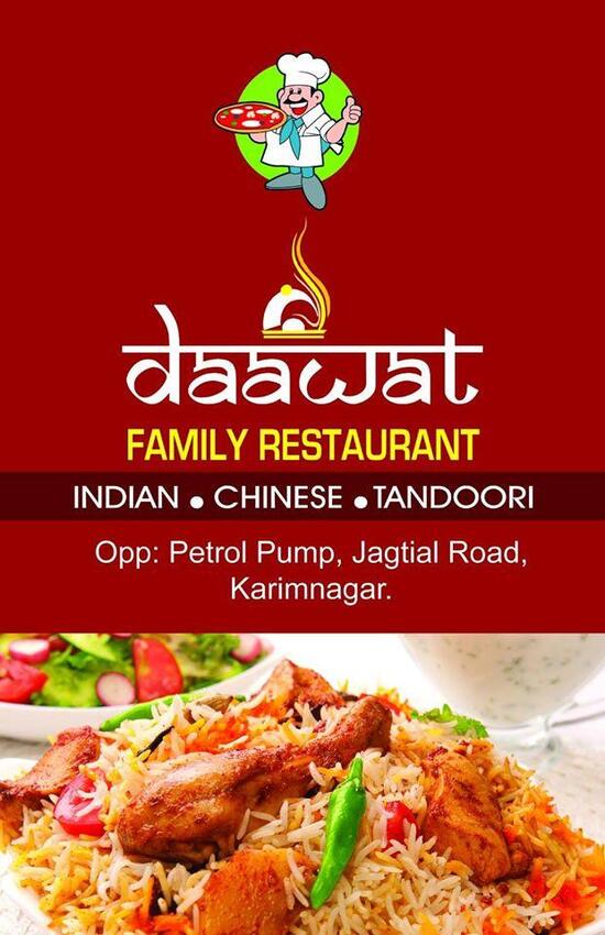 Menu at Daawat Family Restaurant, Karimnagar