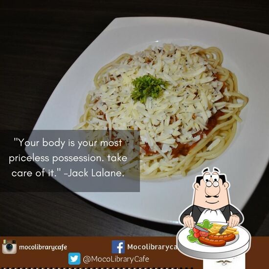 Menu at MOCO Library Cafe Cirendeu, South Tangerang