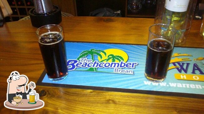 Menu at The Beachcomber, Brean pub & bar, Brean