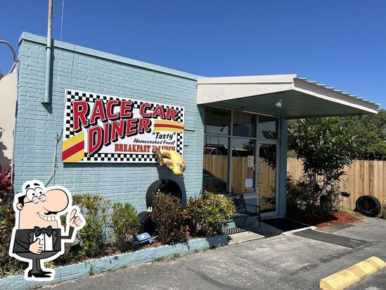 Menu at Race Car Diner restaurant, Astatula