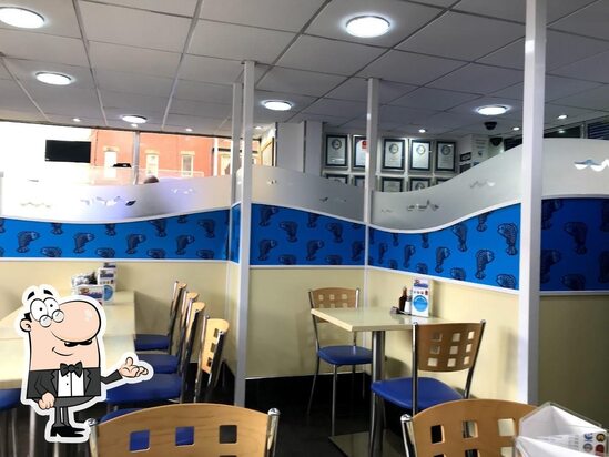 Menu at Pisces cafe, Fleetwood