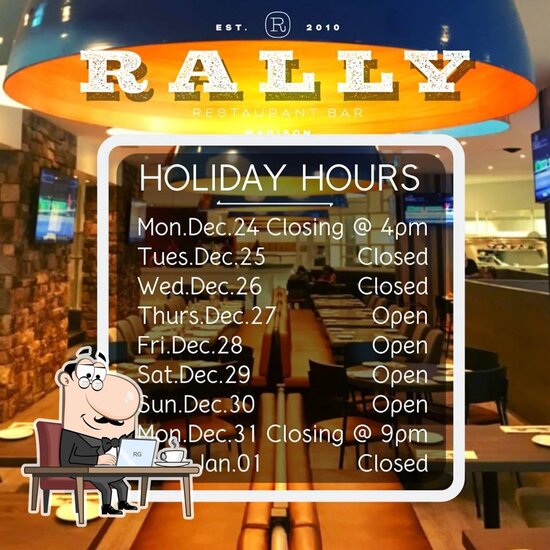 Rally Restaurant and Bar, Toronto - Restaurant menu, prices and reviews