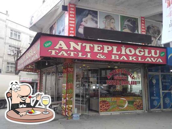 Menu at Anteplioglu Sweet & Baklava, Istanbul