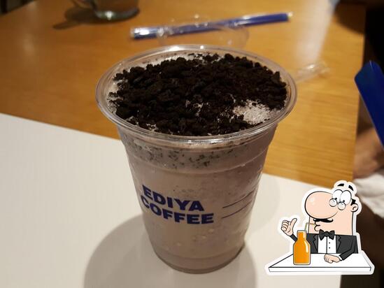 Menu at Ediya Coffee, Gyeongju-si, 453-1 Geumjang-ri