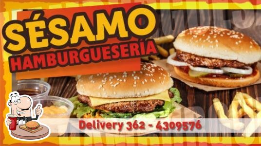 Menu at Sésamo restaurant, Barranqueras