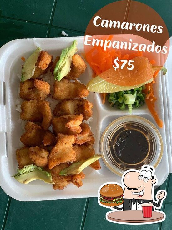 Menu at Rio Sushi restaurant, Culiacán