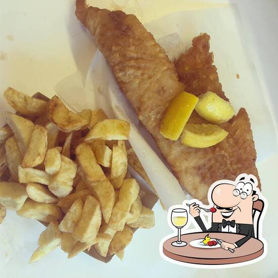 Menu at Anselmo's Fish & Chips restaurant, Dunoon