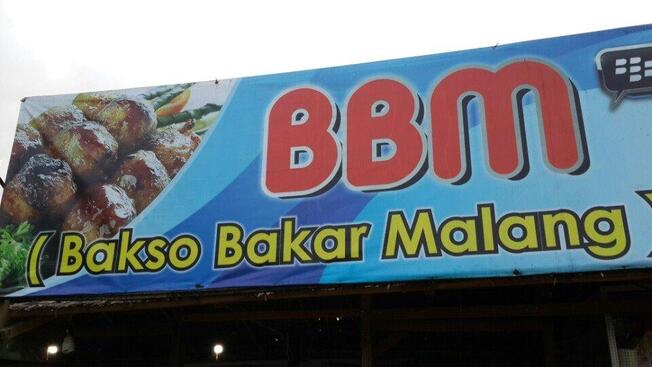 Menu at Bakso Bakar Malang (BBM) restaurant, Manado, GWCC+66X