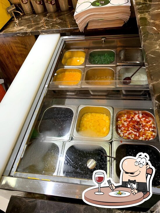 Menu at Infinitea cafe, UAE, 5C63+3P4