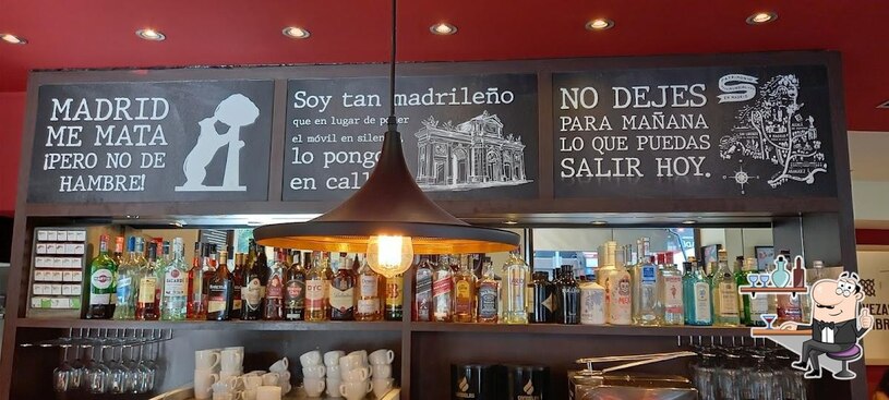 Menu at La Terraza de Madriz pub & bar, Madrid
