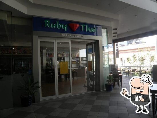 Menu at Ruby Thai fast food, Perth, 160 St Georges Tce