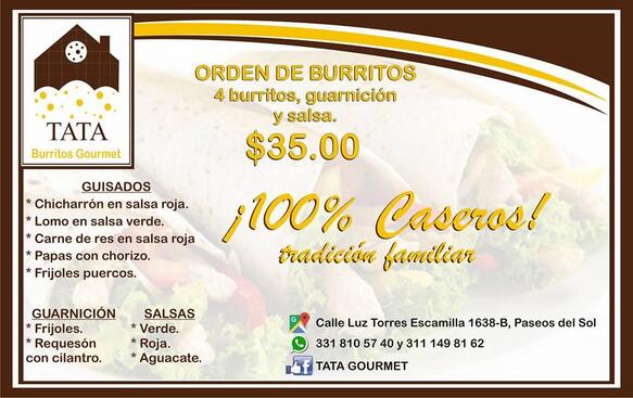 Menu at TATA HOUSE pub & bar, Zapopan