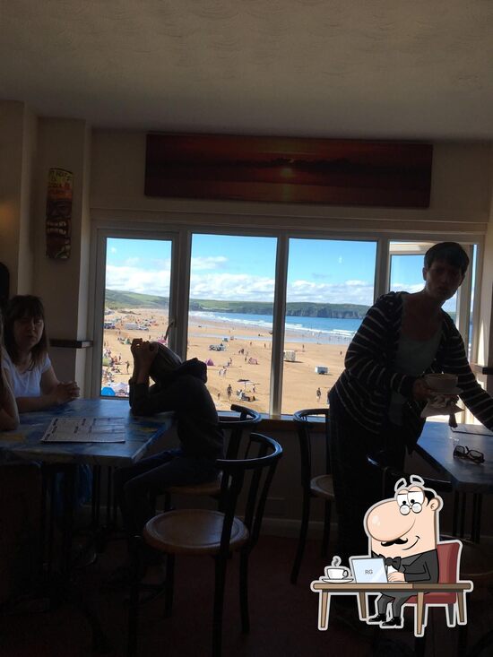 Menu at The Beachcomber Cafe, Woolacombe