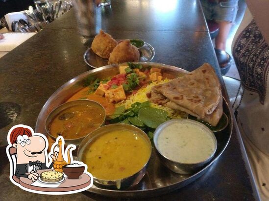 Menu at Bollywood Theater restaurant, Portland, SE Division St