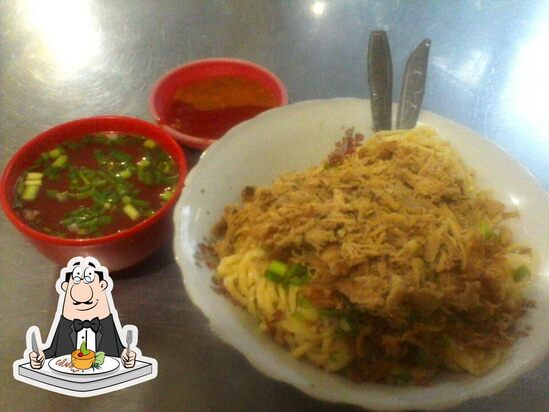 Menu at Pangsit mie ayam jakarta 'Pak Indra', Surabaya