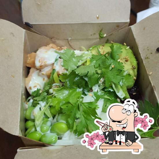Menu at Poké Box restaurant, Durban