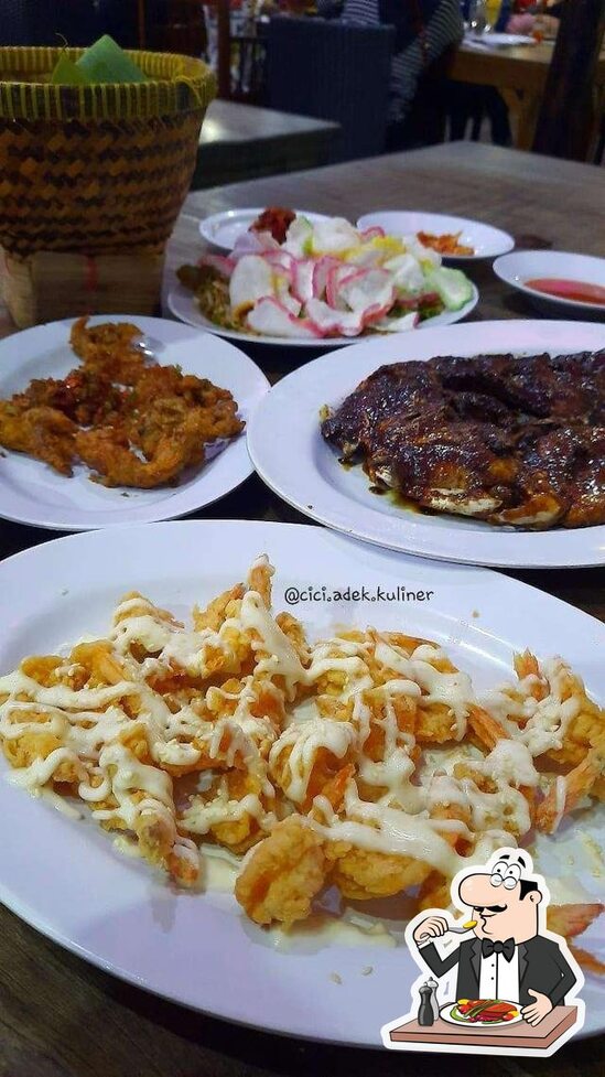 Menu at Bandar Djakarta restaurant, North Jakarta, Jl. Pantai Indah No.7