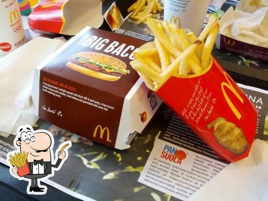Menu at McDonald's Imatra restaurant, Imatra, Tainionkoskentie 5