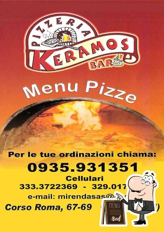 Pizzeria Keramos, Cerami - Restaurant menu, prices and reviews