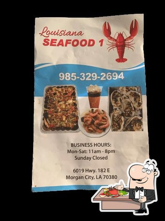 Menu at Louisiana Seafood 1 restaurant, Morgan City