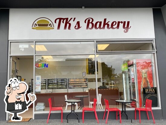Menu at TK's Bakery, Auckland