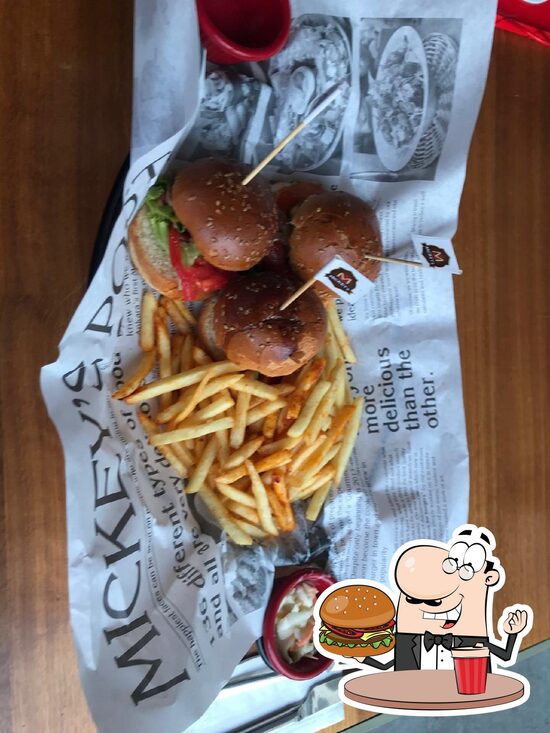 Menu at Mickey's Burger restaurant, Ankara, Üniversite Cad. ARSIA No:44 ...