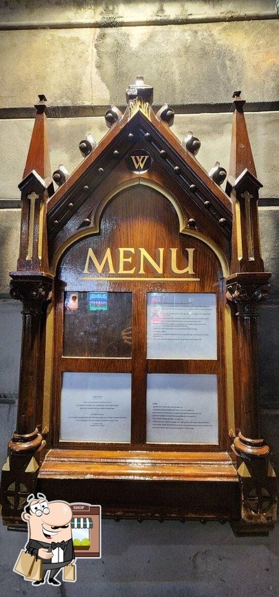 Menu at The Witchery by the Castle steakhouse, Edinburgh