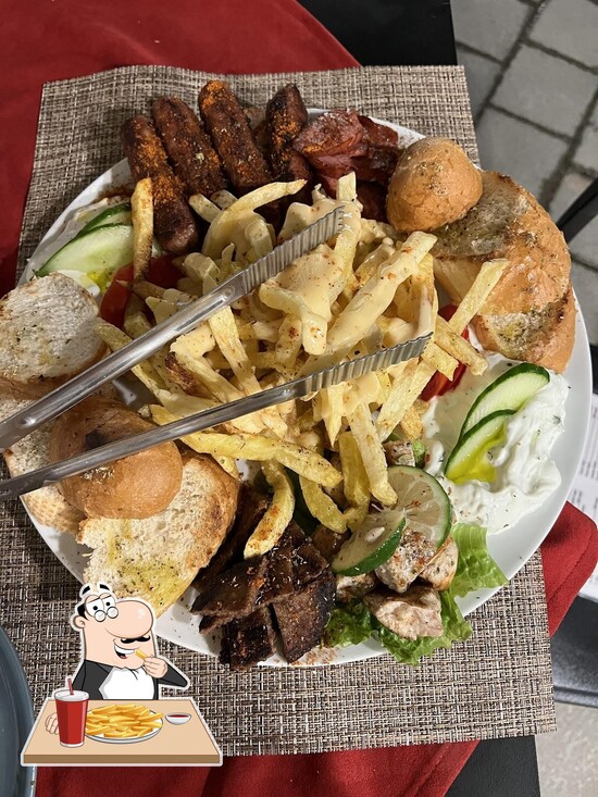Menu at Fast Food Te Çunat, Vlorë