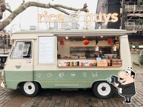 Menu at Rice Guys restaurant, London, 35 Earlham St