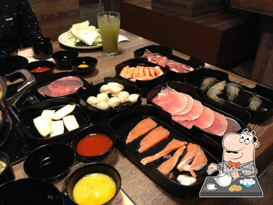 Menu at Shabu King restaurant, Bangkok, 735/2