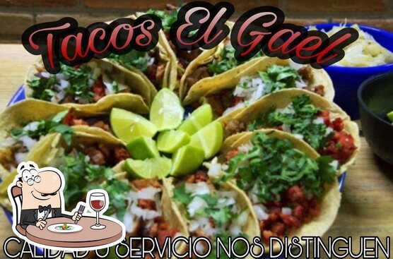 Menu at Tacos El Gael restaurant, Guadalupe