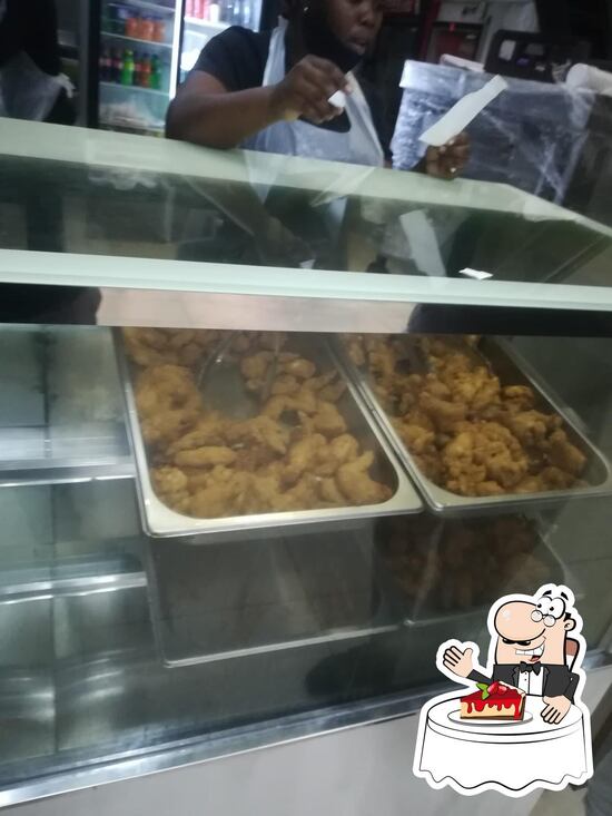 Menu at Nkomo fried chicken restaurant, Durban