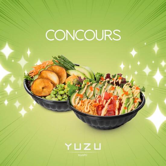 Menu at Yuzu Sushi restaurant, Boucherville, 110 Bd de Mortagne