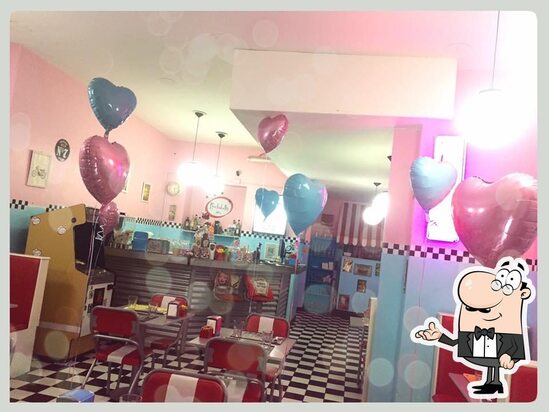 Menu at Rockabilly 50's cafeteria, La Plata