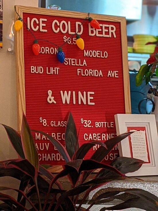 Menu at FlyBird pub & bar, Delray Beach