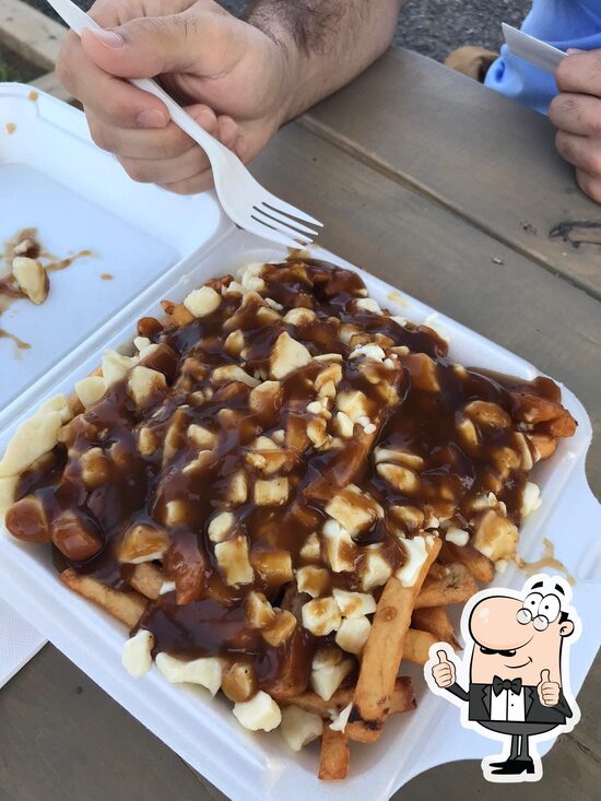 Menu at Shaggy's Fry Shack restaurant, Canada